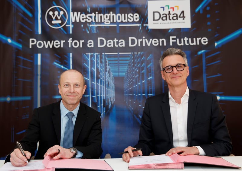Westinghouse and Data4 to Collaborate on European Data Center Project