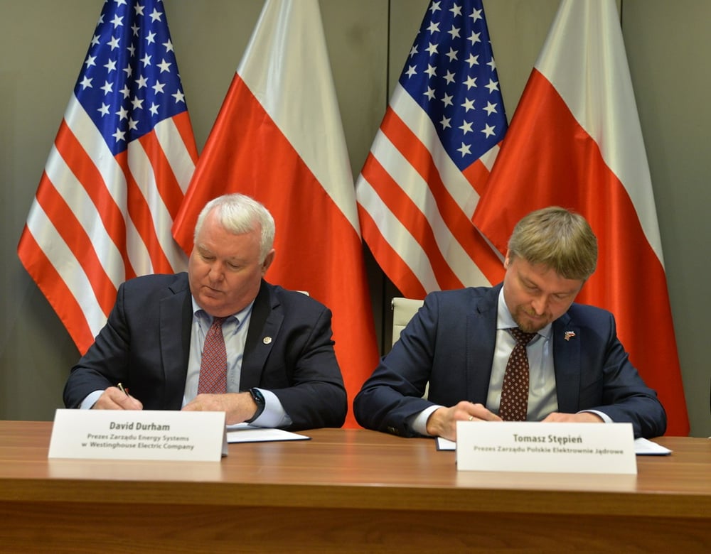 Westinghouse and Polskie Elektrownie Jądrowe Sign Agreement for ...